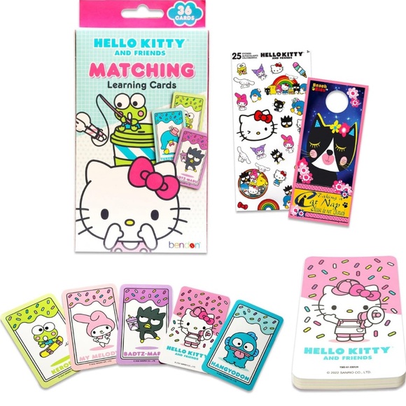 Sanrio | Toys | Sanrio Hello Kitty Colorful Learning Cards | Poshmark